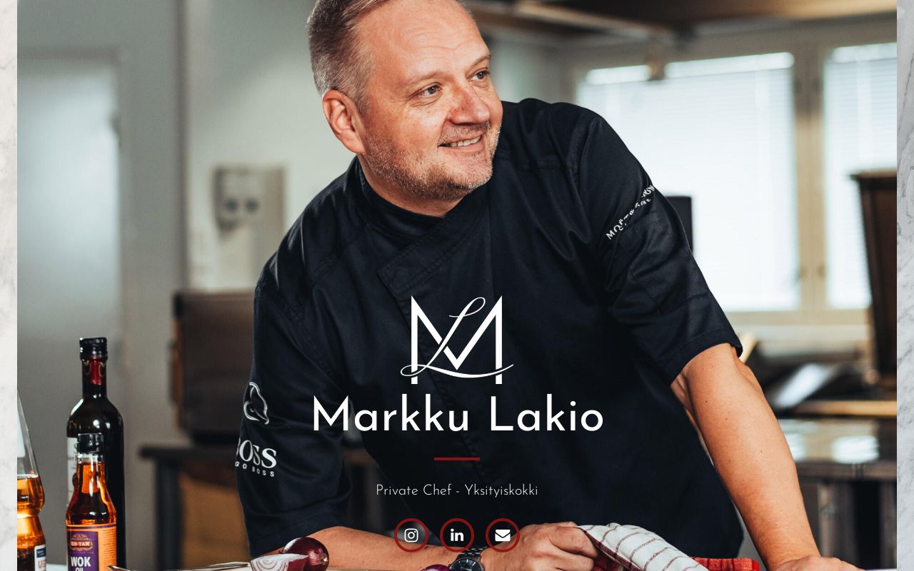 Yksityiskokki Markku Lakio